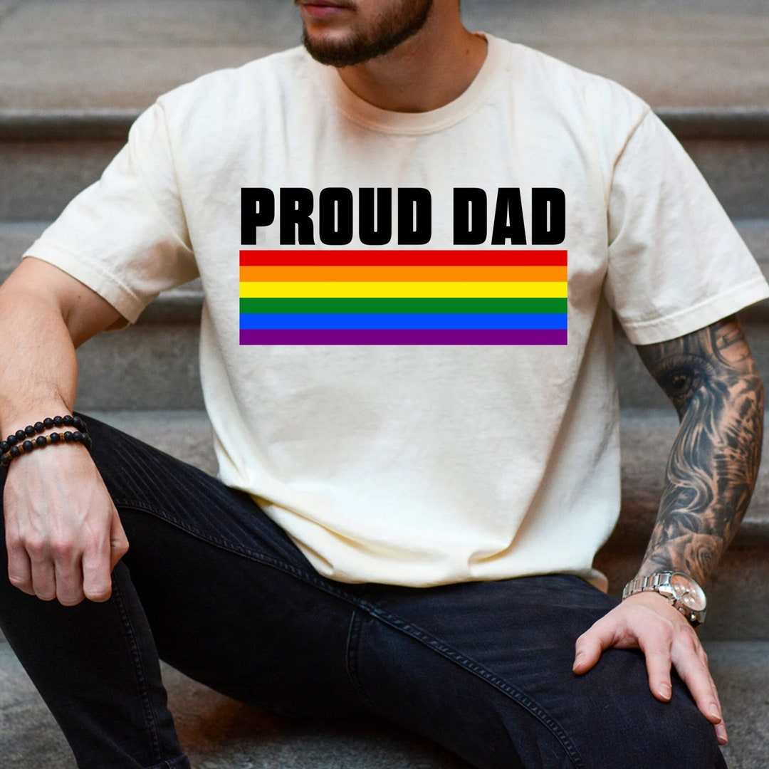 Proud Dad Svg Pride Svg LGBT Svg Ally Shirt Pride Dad Svg Proud Dad ...
