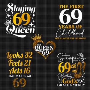 69th Birthday Svg 69th Birthday Png Birthday Girl Svg Its My Birthday ...