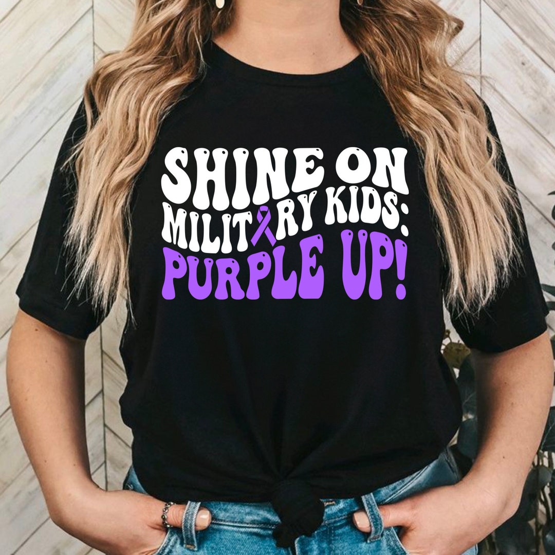 Purple up for Military Kids Svg Military Child Svg Purple up Svg ...
