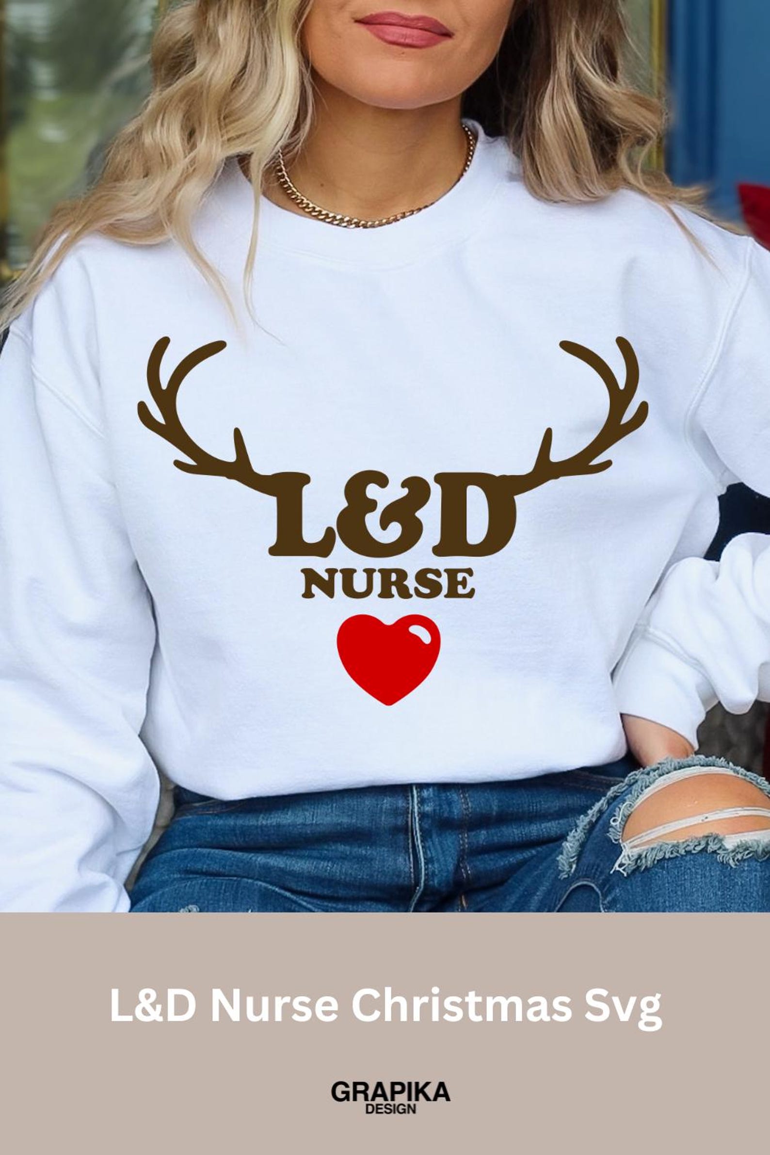 Labor and Delivery Christmas Nurse Svg for Ld Christmas Shirt Gift for ...