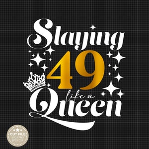 49th Birthday Svg 49th Birthday Png Happy Birthday Svg Cake Topper Svg ...