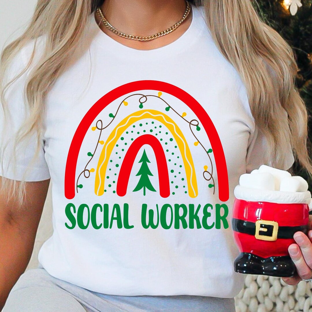 Social Worker Christmas Svg for Social Work Gift for Christmas Svg ...