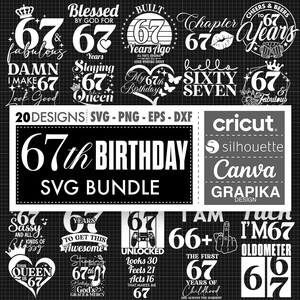 67th Birthday Svg 67th Birthday Png Birthday Girl Svg Its My Birthday ...