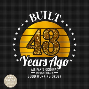 43rd Birthday Svg 43rd Birthday Png Happy Birthday Svg Cake Topper Svg ...