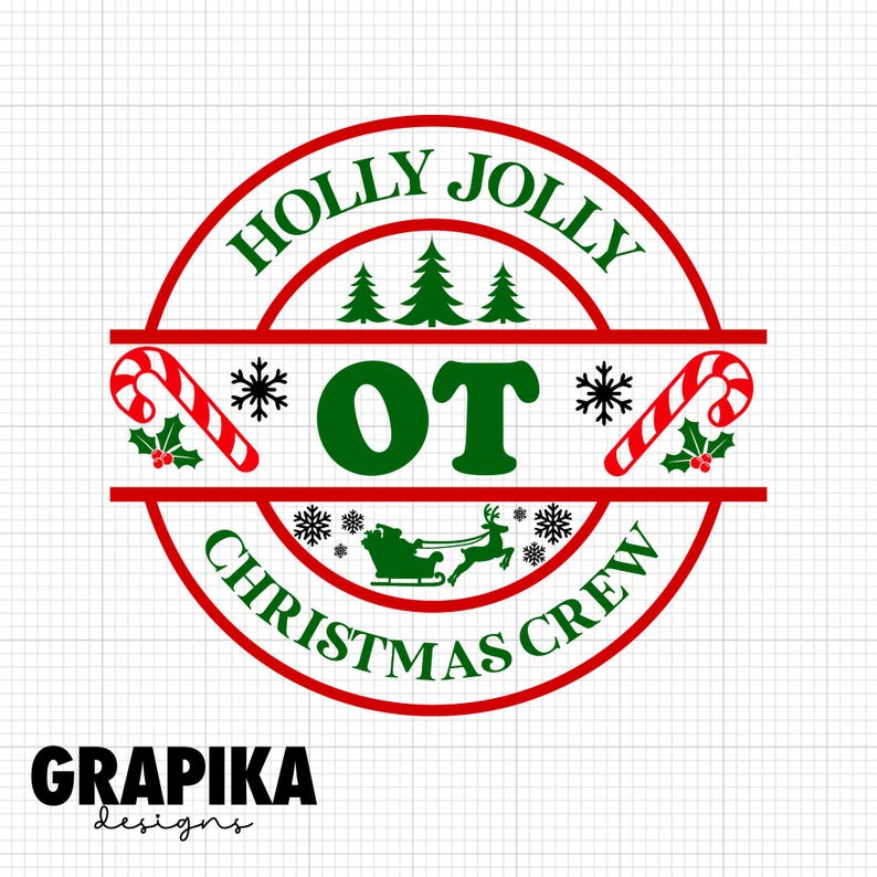 Christmas Occupational Therapy Svg for OT Christmas Gifts Merry Ot ...