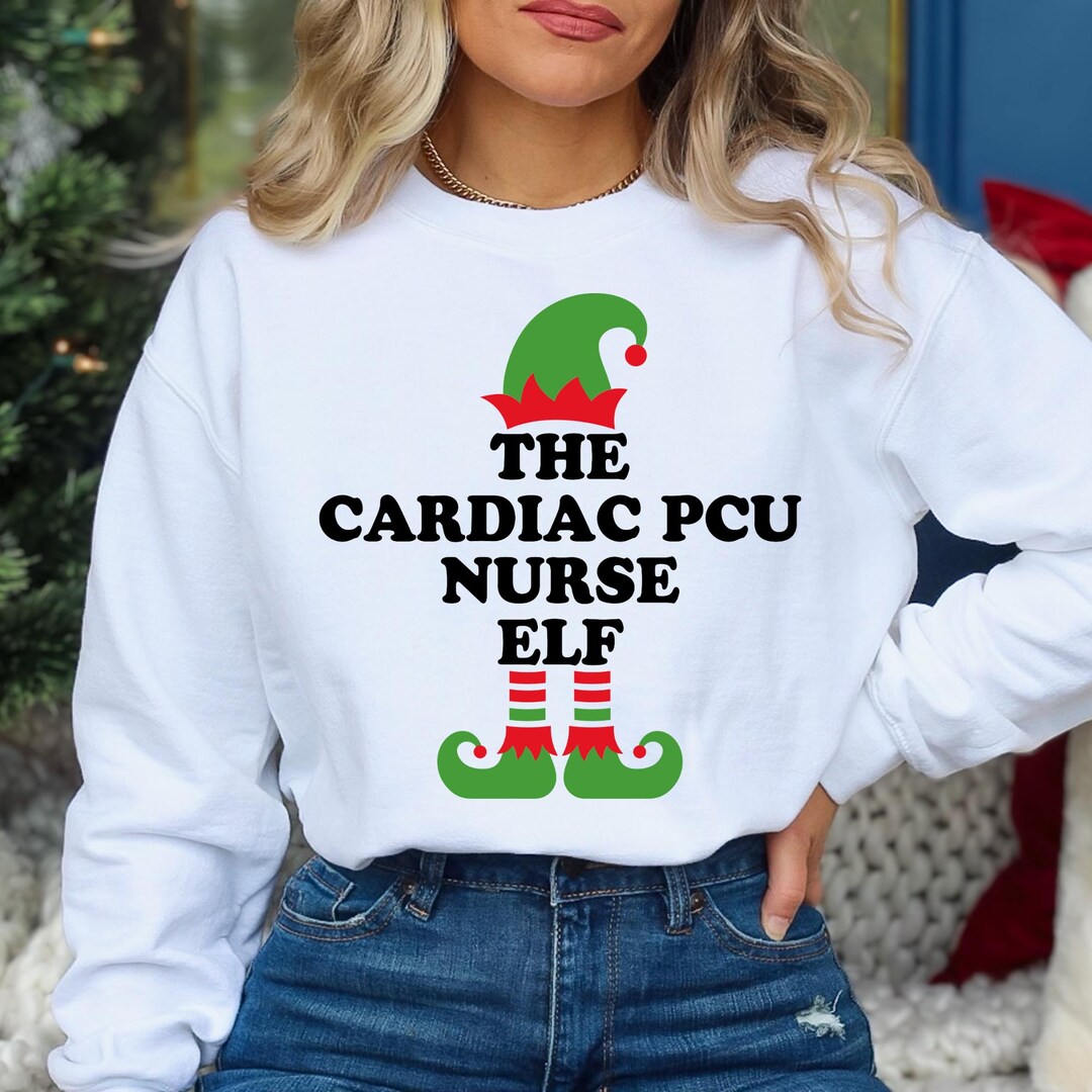 Cardiac Pcu Nurse Christmas Svg for Cardiac Nurse Shirt Pcu Cardiac ...