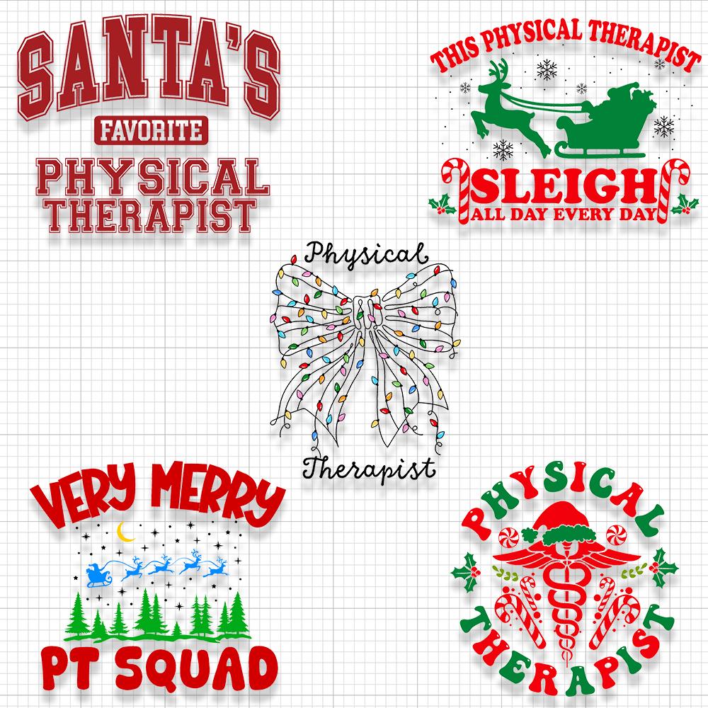 Christmas Physical Therapist Svg for Pt Christmas Shirt Svg Physical ...