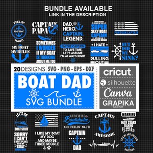 Boating Dad Svg Boating Svg Boating Shirt Fathers Day Svg Fathers Day ...