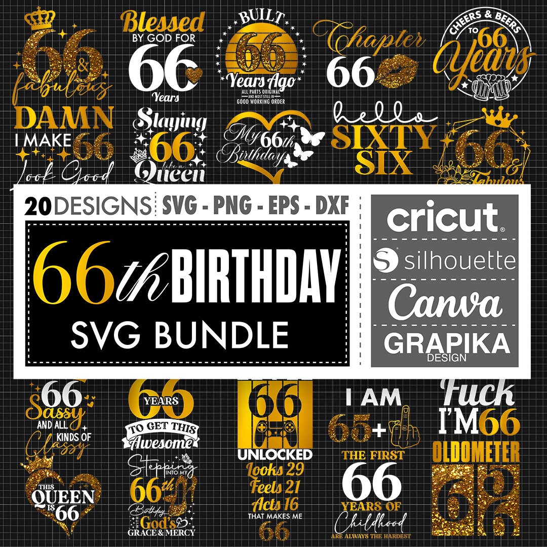 66th Birthday Svg 66th Birthday Png Birthday Girl Svg Its My Birthday ...