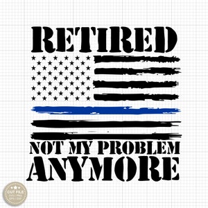 Police Retirement Svg Retirement Gift Police Officer Gifts American ...