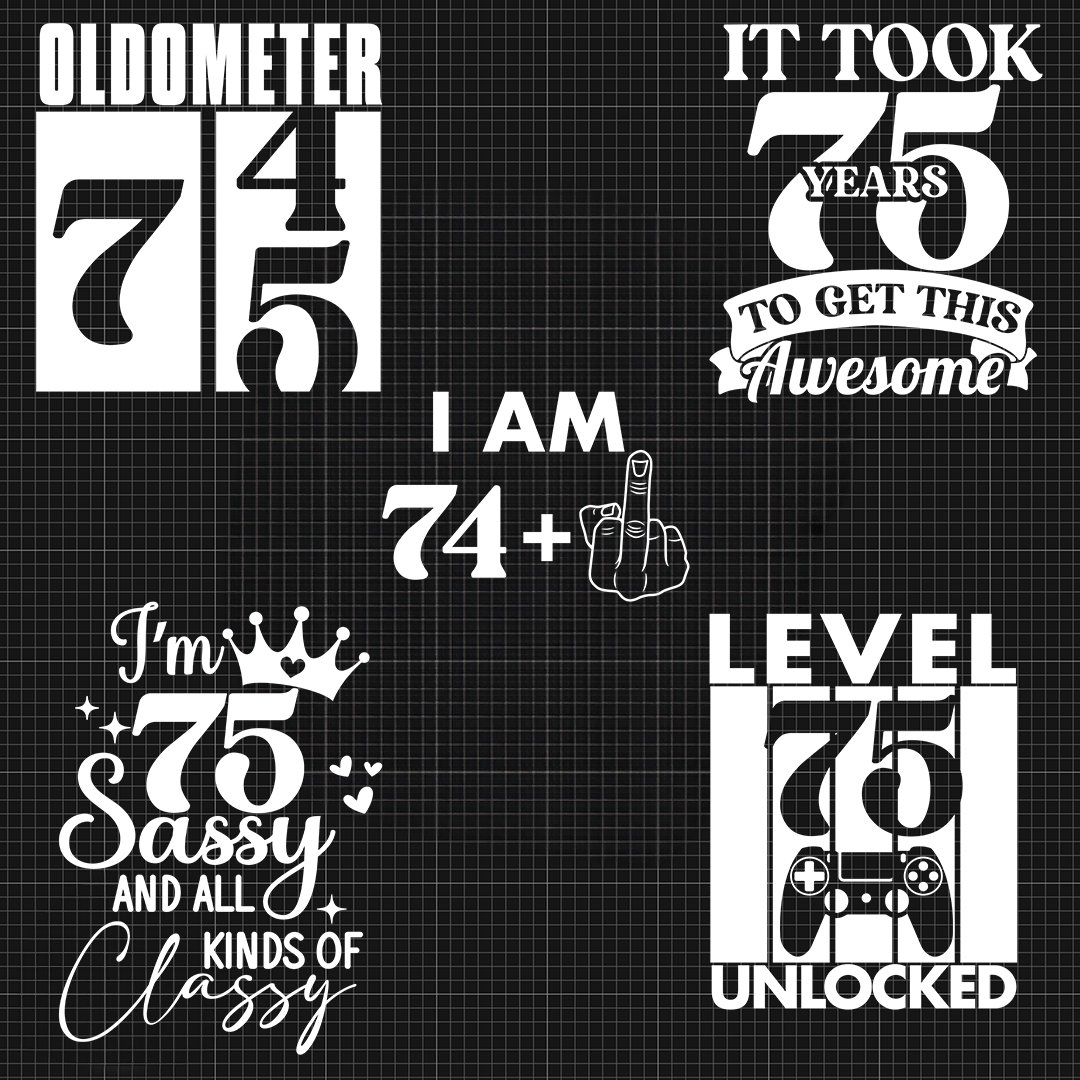 75th Birthday Svg 75th Birthday Png Birthday Girl Svg Its My Birthday ...