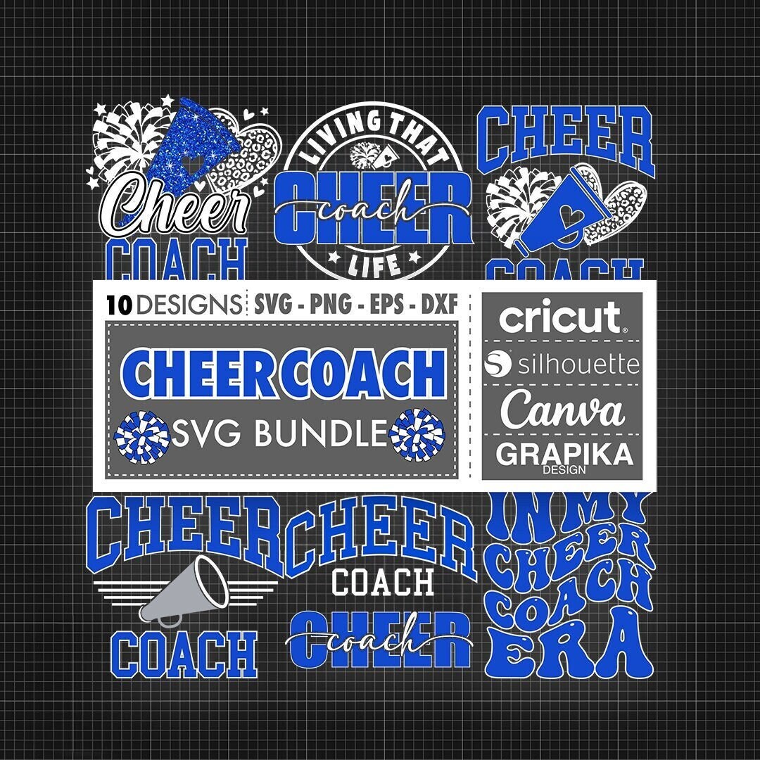 Cheer Coach Svg Cheerleader Svg Cheer Svg Cheer Coach Shirt Cheer Coach ...
