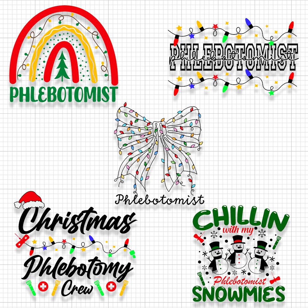 Phlebotomy Christmas Svg for Phlebotomist Christmas Shirt Svg for Xmas ...