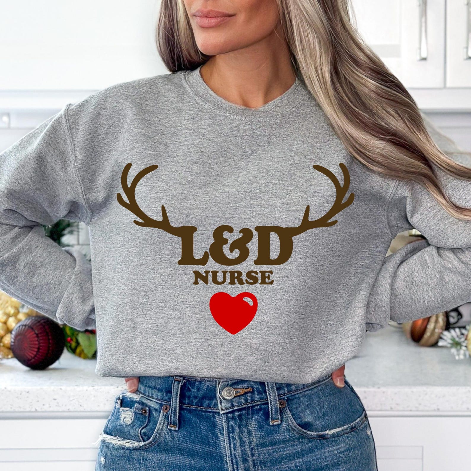 Labor and Delivery Christmas Nurse Svg for Ld Christmas Shirt Gift for ...