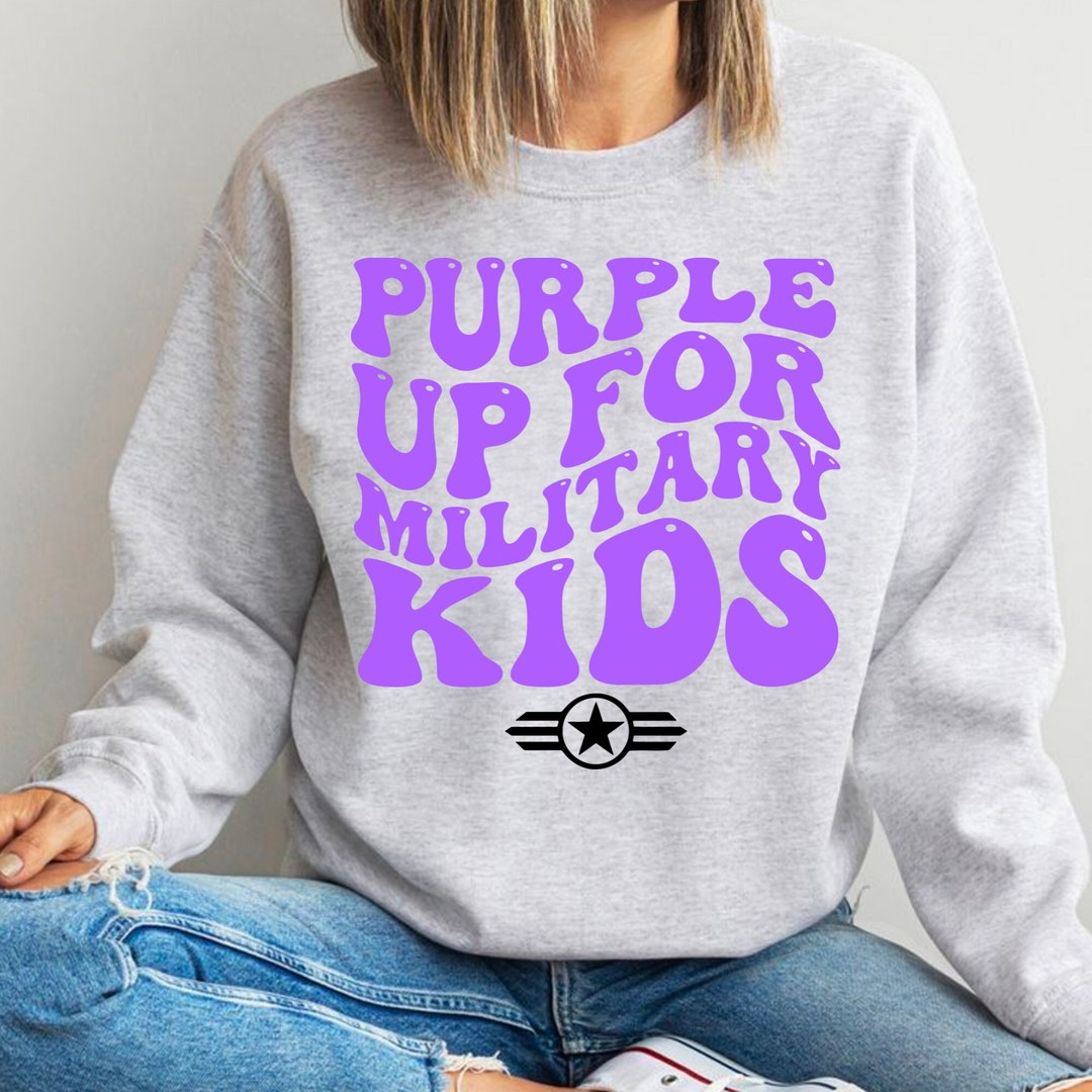 Purple up for Military Kids Svg Military Child Svg Purple up Svg ...