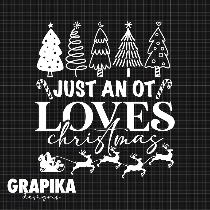 Christmas Occupational Therapy Svg for OT Christmas Gifts Merry Ot ...