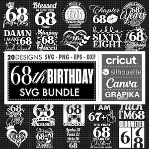 68th Birthday Svg 68th Birthday Png Birthday Girl Svg Its My Birthday ...