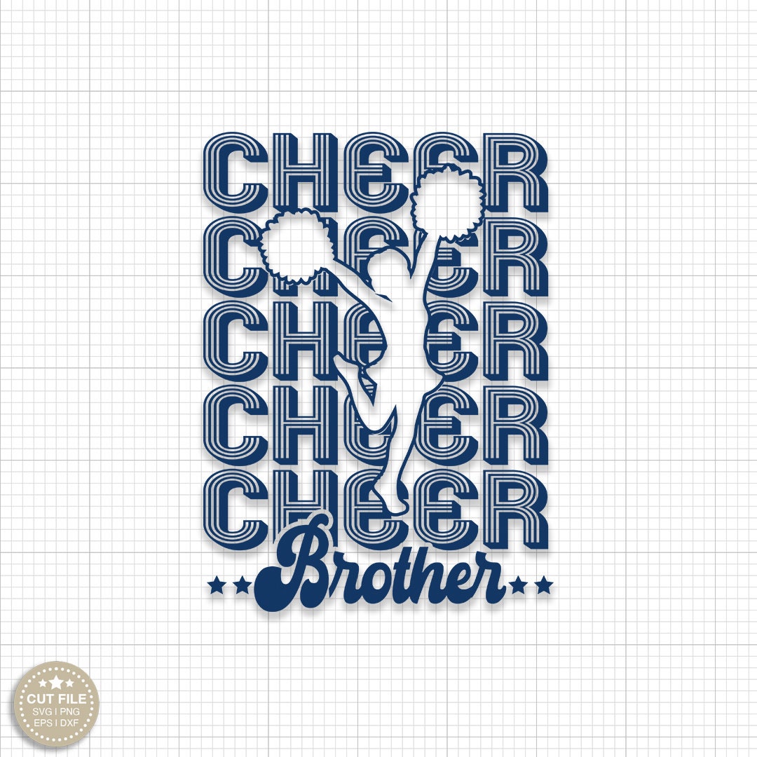Cheer Brother Svg Proud Cheer Brother Svg Senior Cheer Brother - Etsy