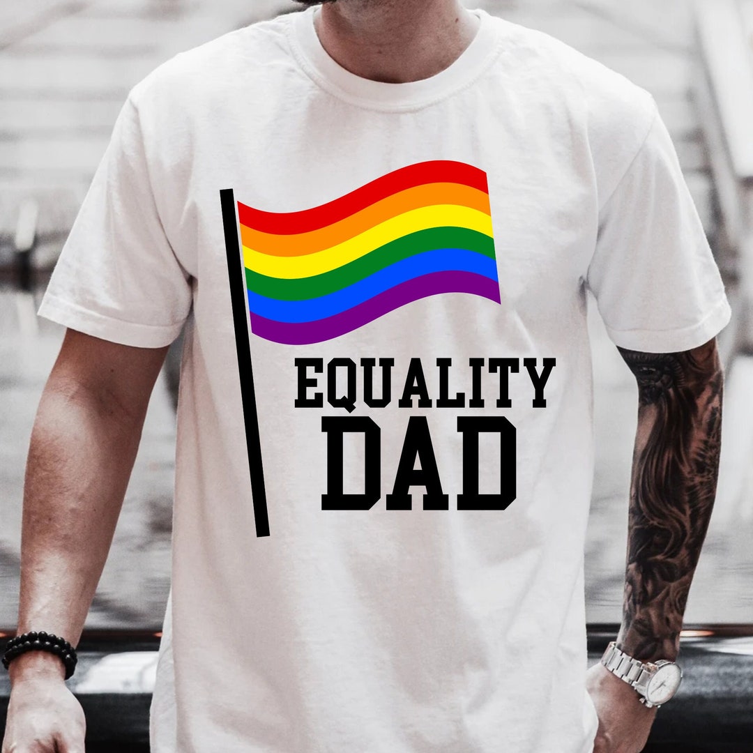 Proud Dad Svg Pride Svg LGBT Svg Ally Shirt Pride Dad Svg Proud Dad ...