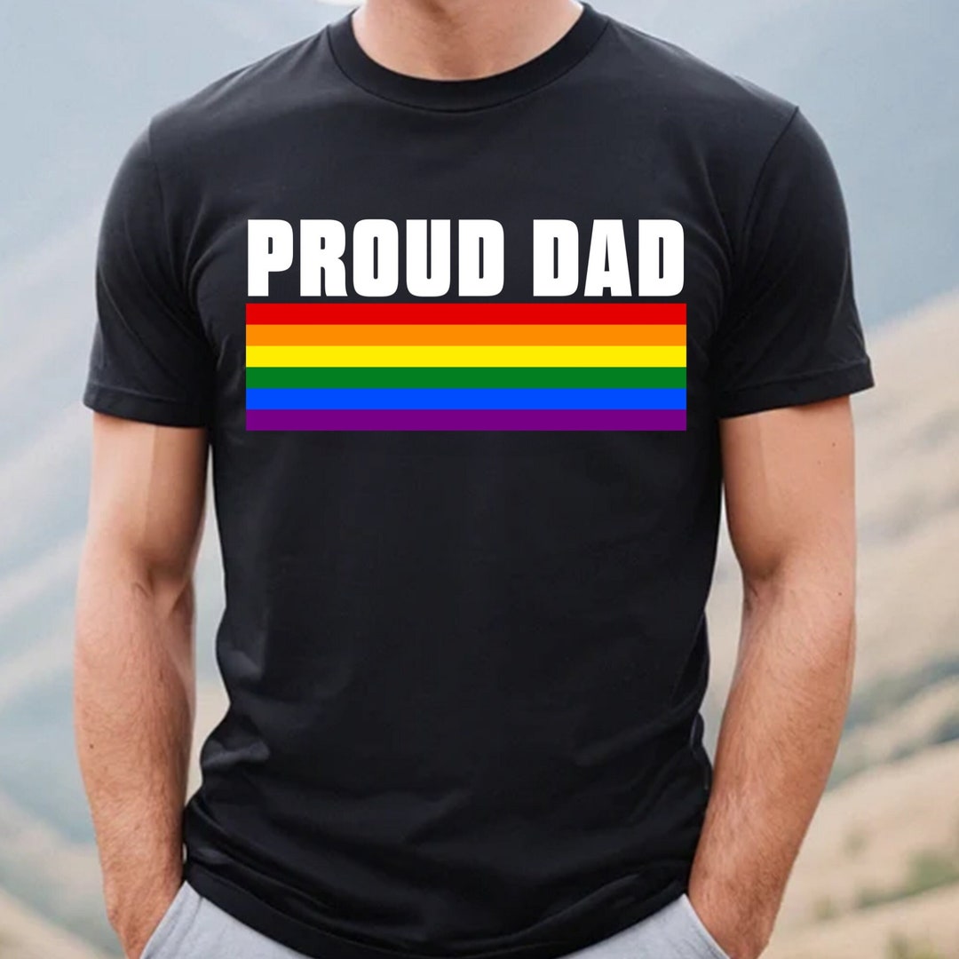 Proud Dad Svg Pride Svg LGBT Svg Ally Shirt Pride Dad Svg Proud Dad ...