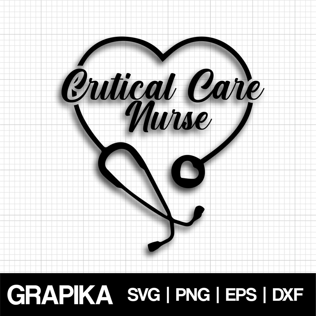 Critical Care Nurse Svg Critical Care Svg Gift for Critical - Etsy