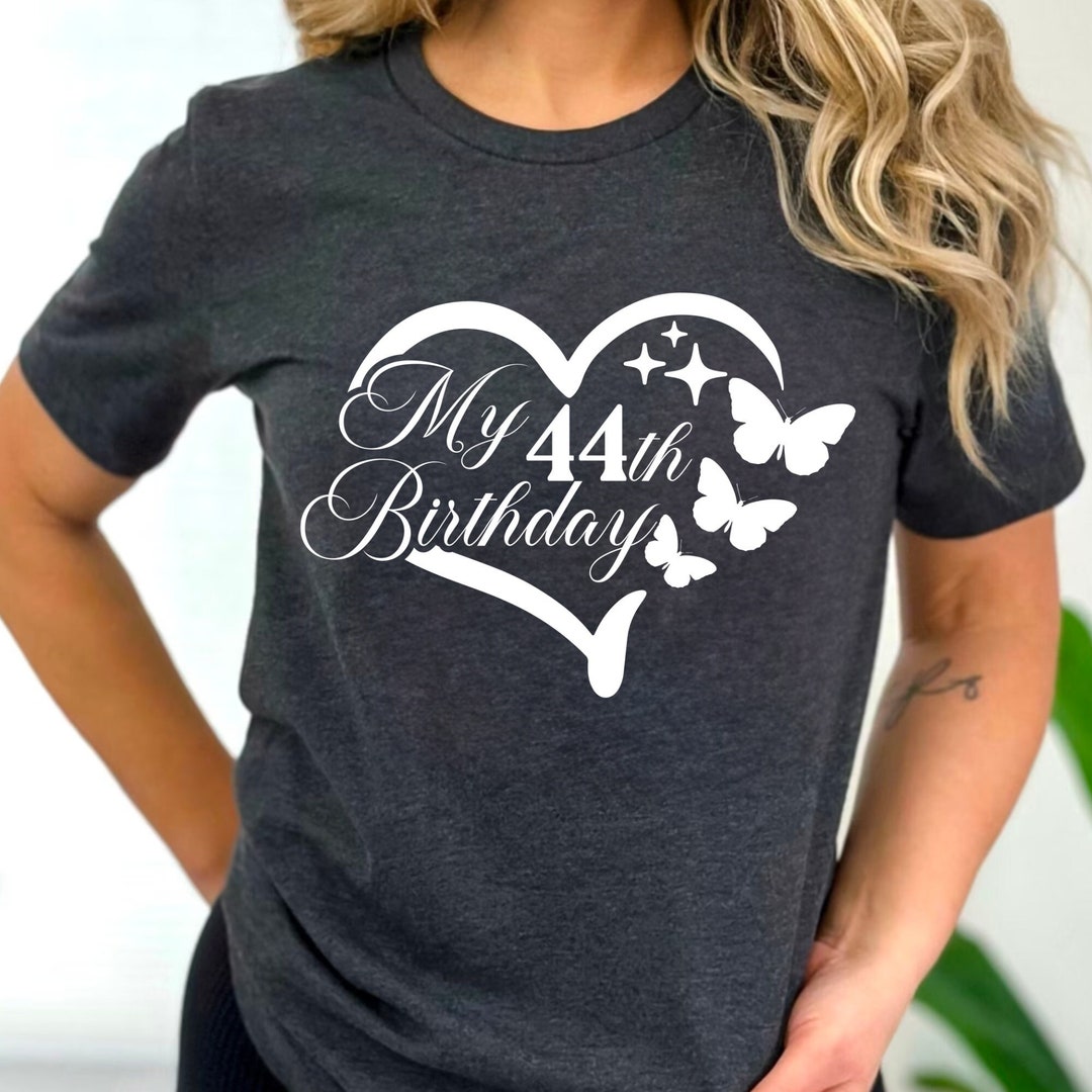 44th Birthday Svg 44th Birthday Png Happy Birthday Svg Cake Topper Svg ...