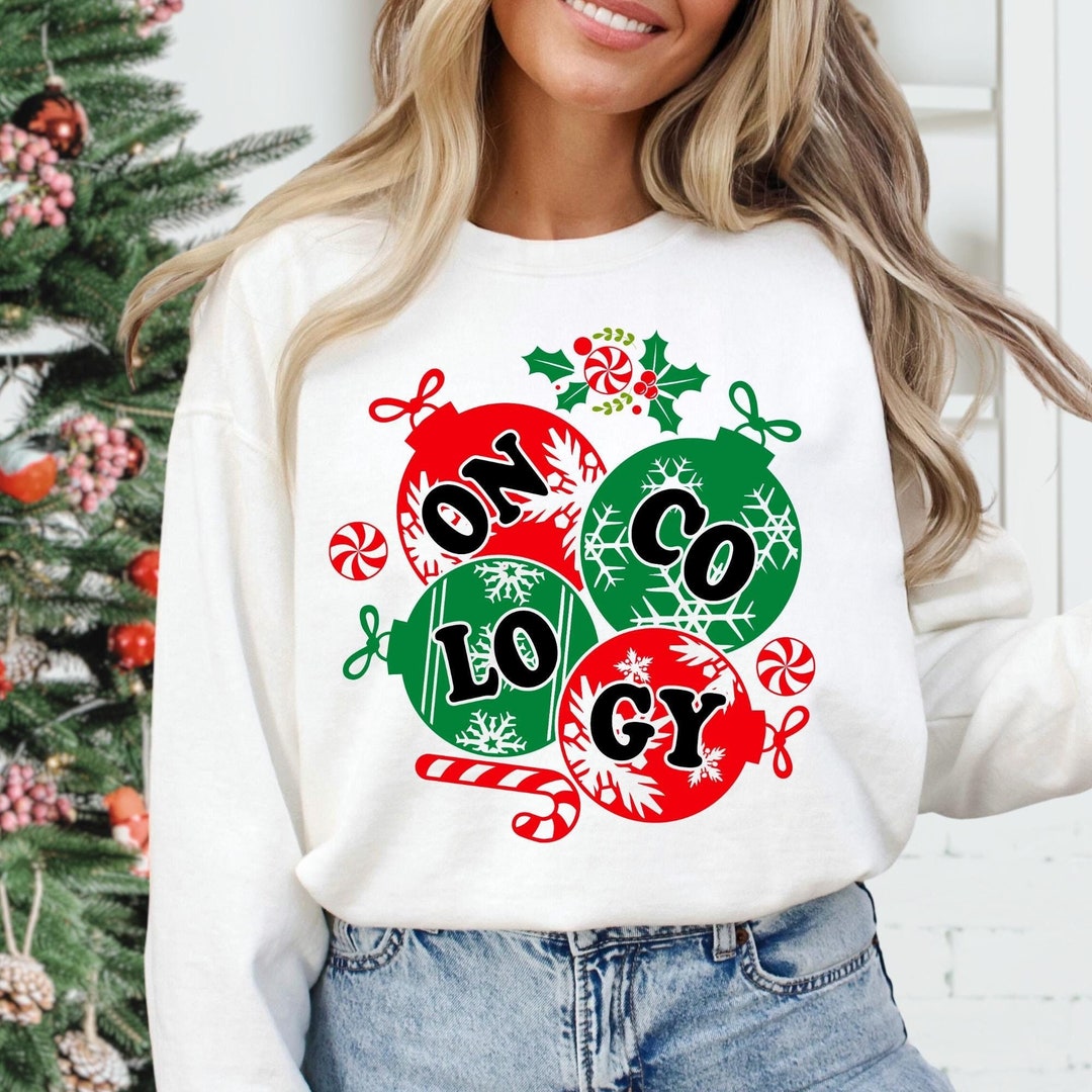 Oncology Nurse Christmas Svg for Christmas Oncology Squad Svg Oncology ...