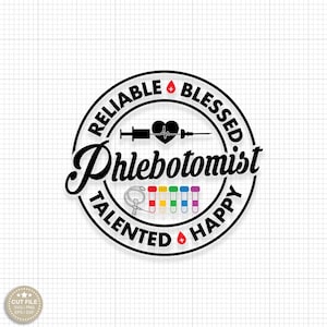 Phlebotomy Svg Phlebotomist Technician Svg Phlebotomist Tech Svg Lab ...
