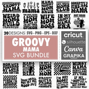 Groovy Mom Svg Mothers Day Svg Mama Svg Mom Svg in My Mom Era Svg Best ...