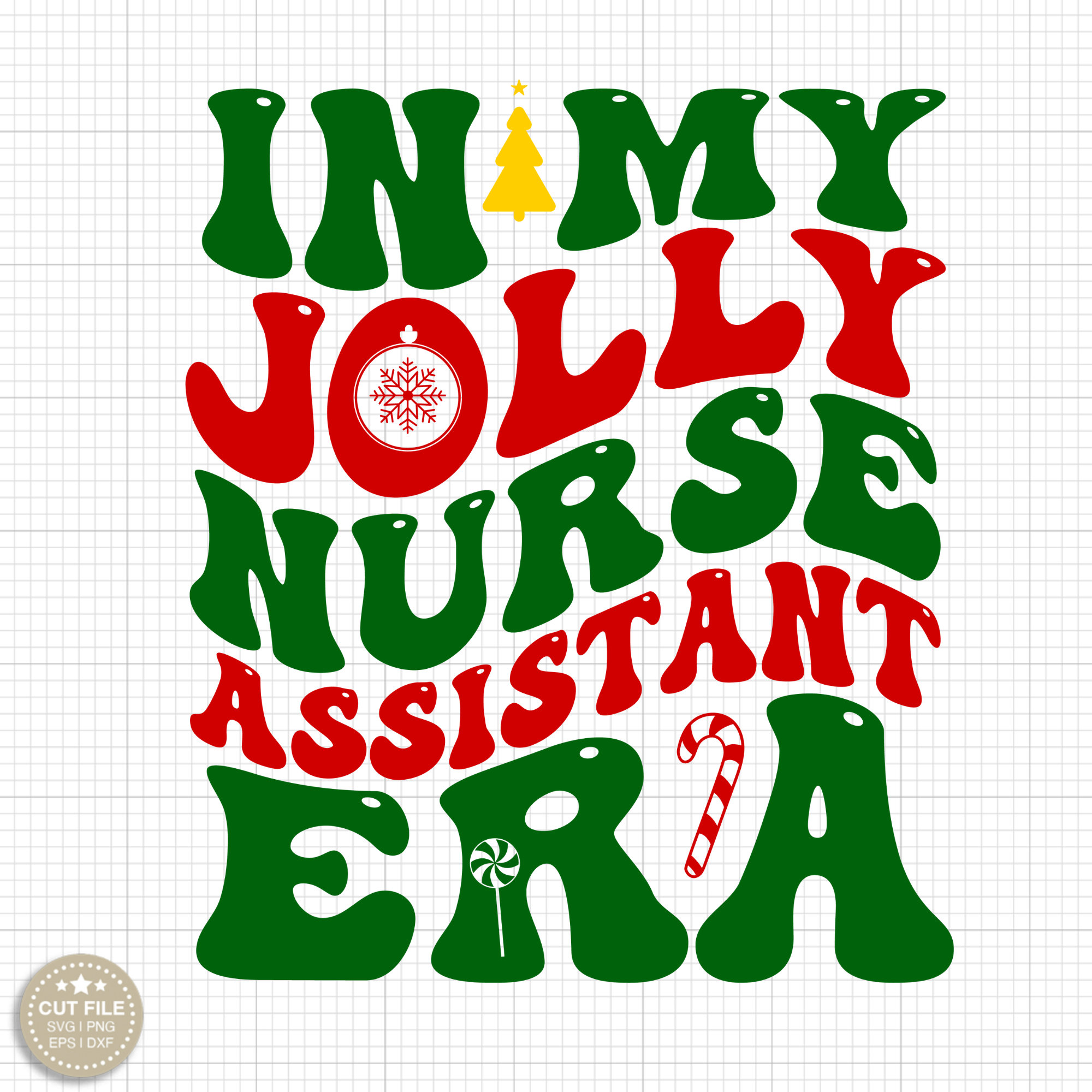 Nurse Christmas Svg CNA Svg Nurse Svg Nursing Svg Christmas Nurse Svg ...