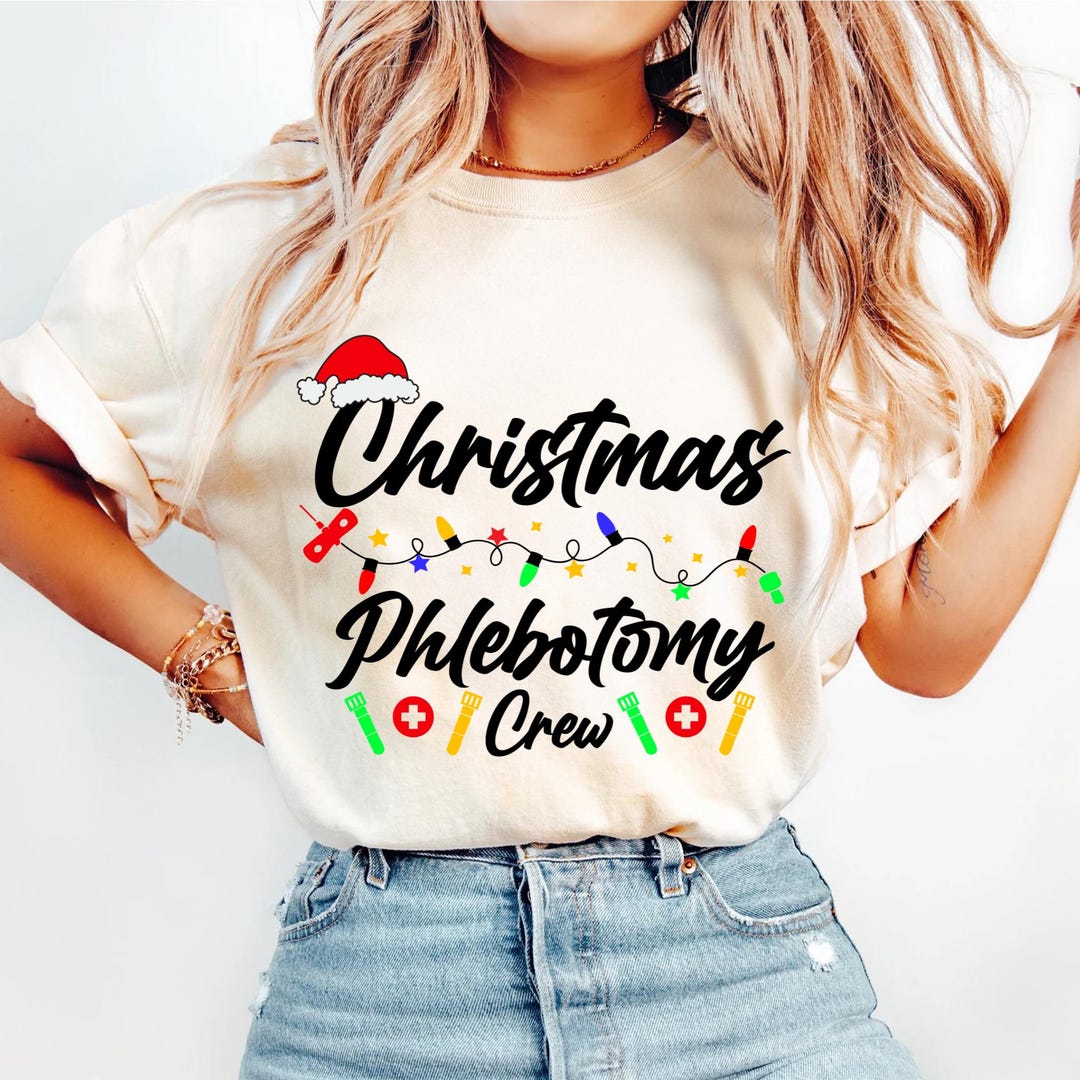 Phlebotomy Christmas Svg for Phlebotomist Christmas Shirt Svg for Xmas ...