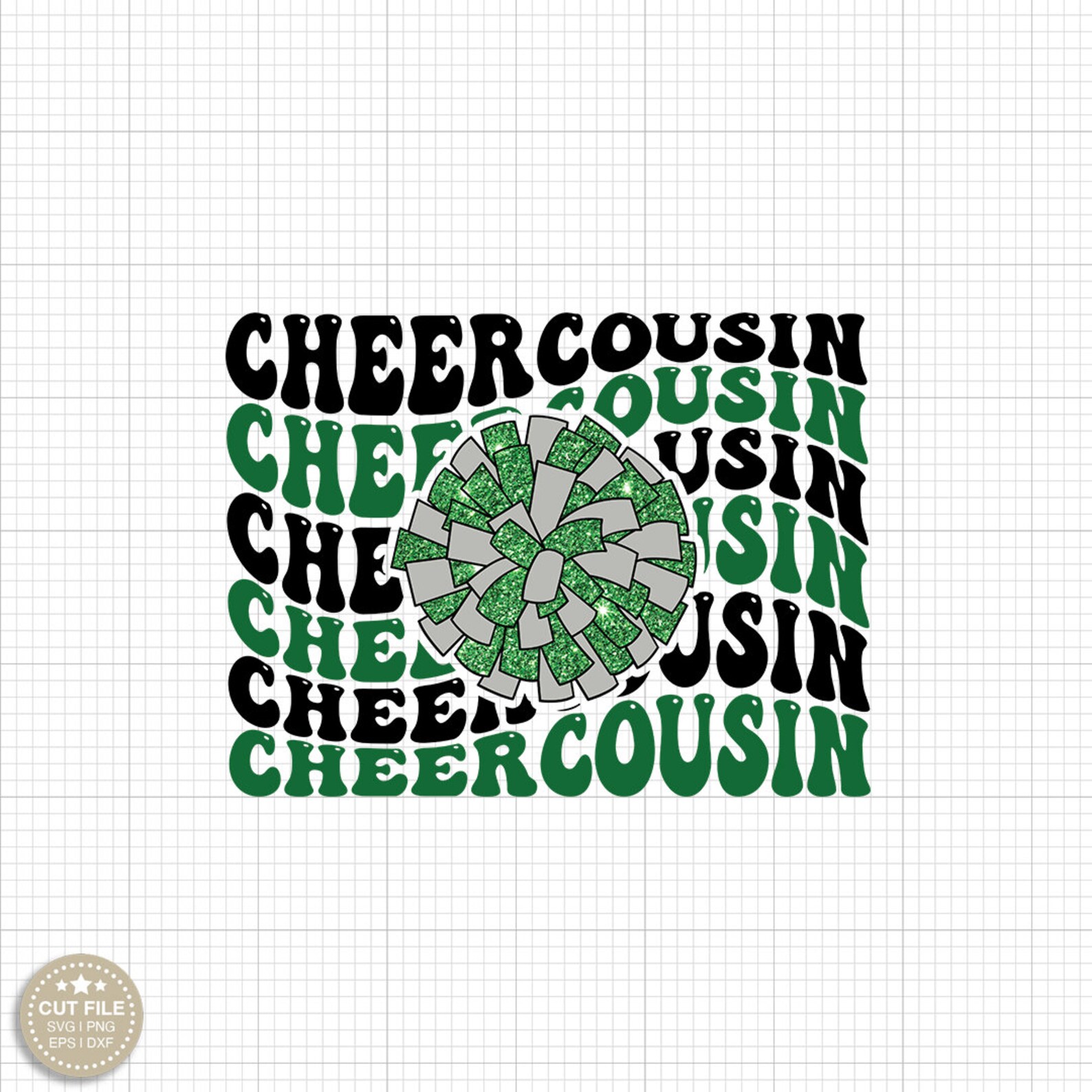 Cheer Cousin Svg Proud Cheer Cousin Svg Senior Cheer Cousin Svg ...