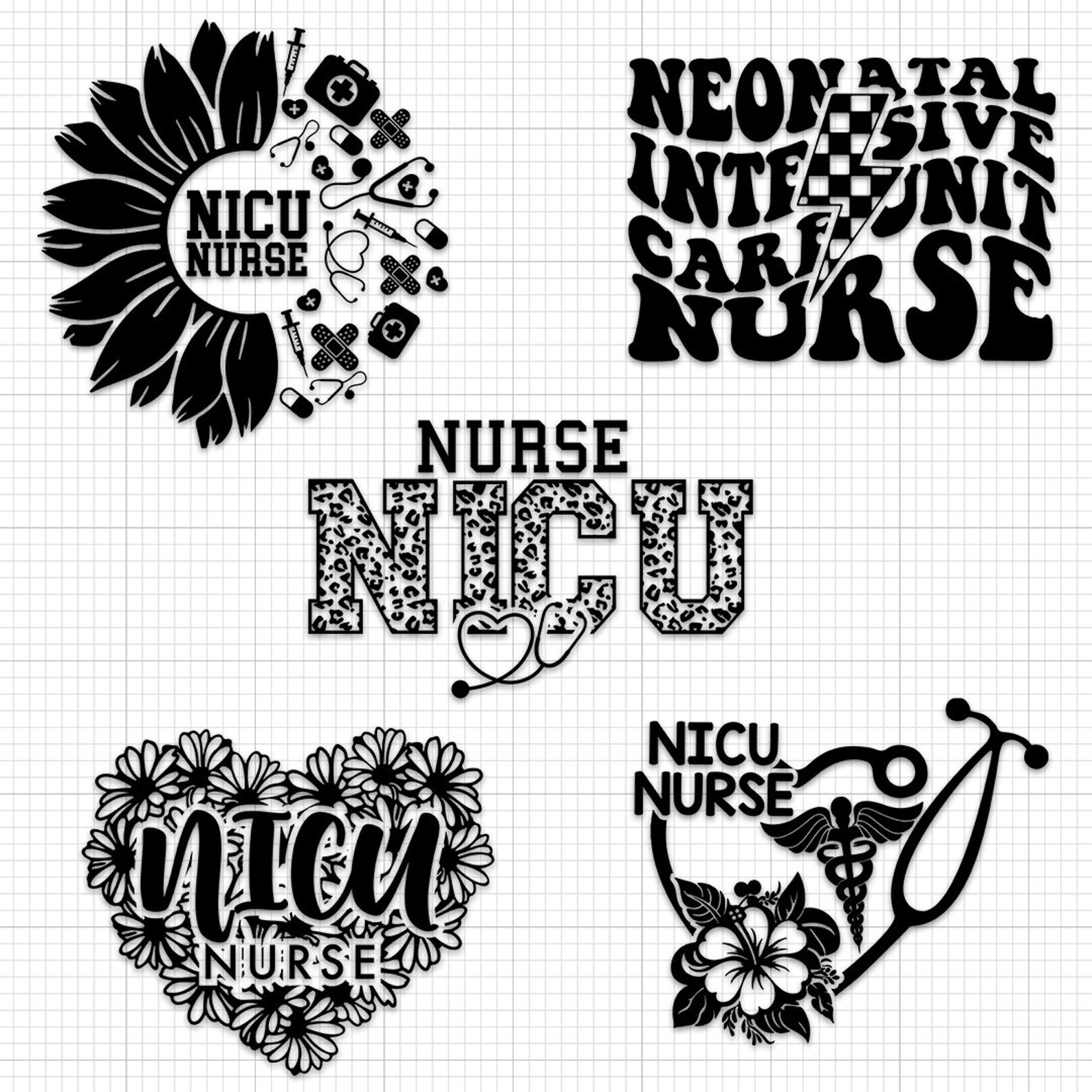 Nicu Nurse Svg Nicu Svg Nicu Nurse Shirt Nurse Practitioner Nicu Nurse ...