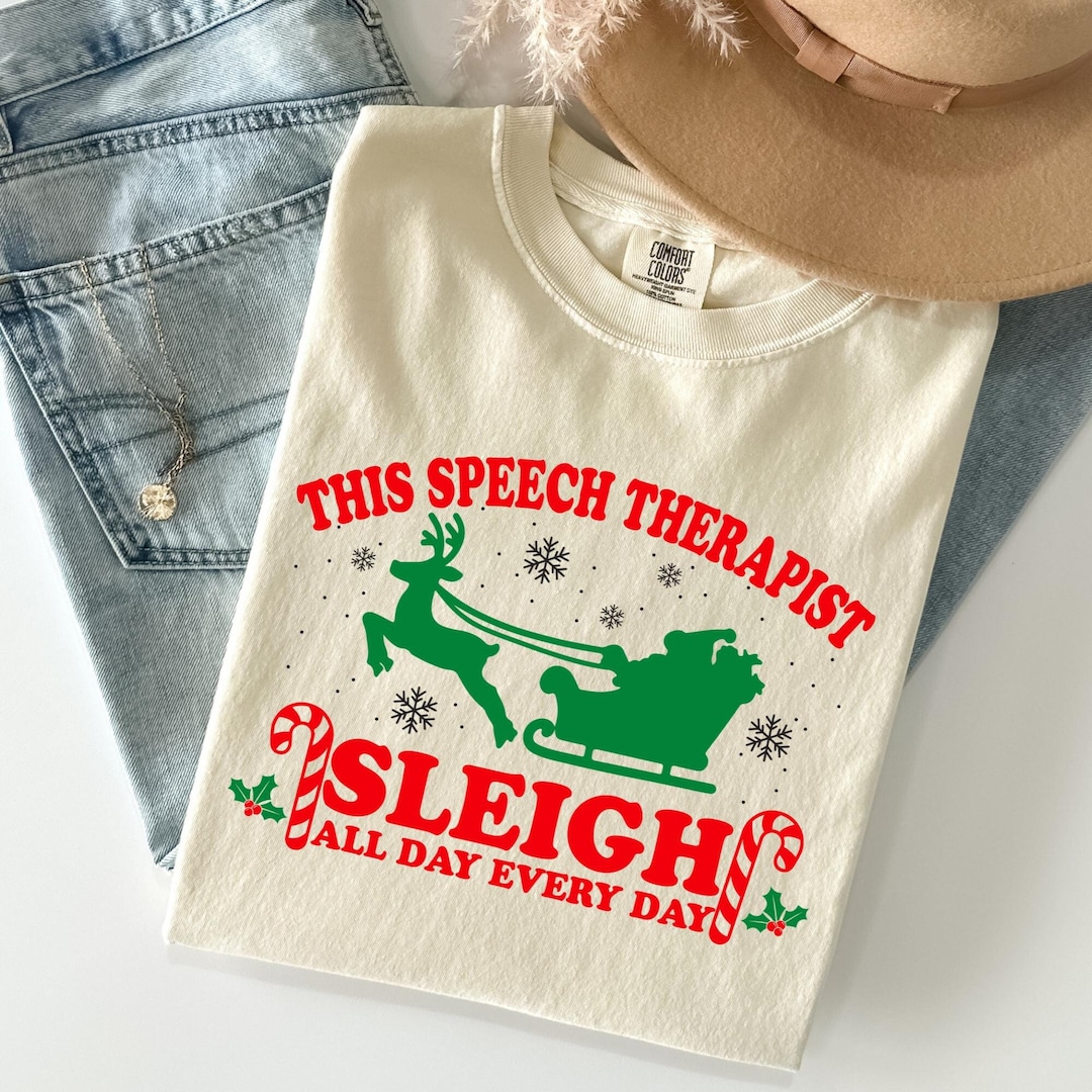 Speech Therapy Christmas Svg for Speech Language Therapist Christmas ...