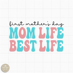 First Mothers Day Svg Mothers Day Svg First Time Mom Gift 1st Mothers ...