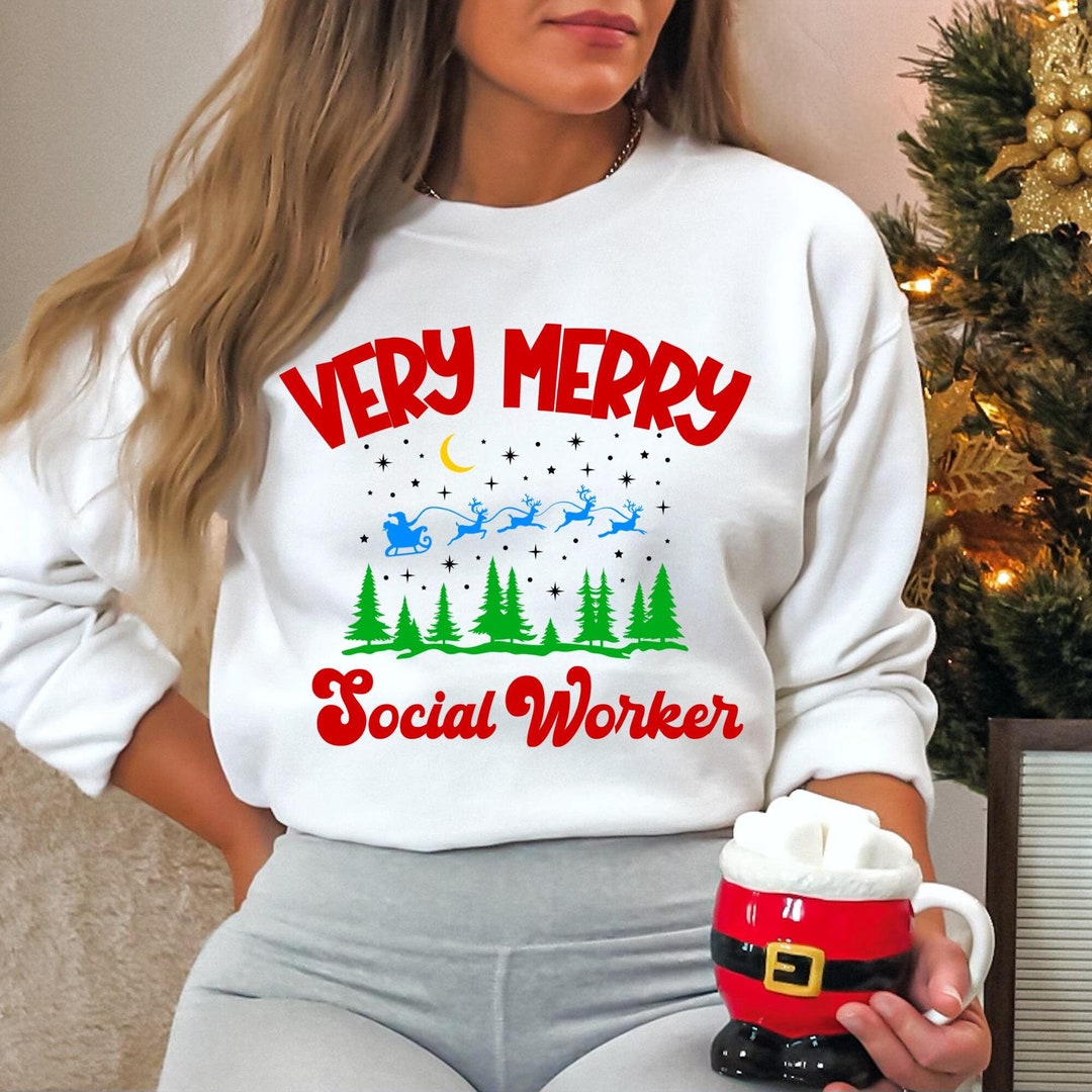 Social Worker Christmas Svg for Social Work Gift for Christmas Svg ...