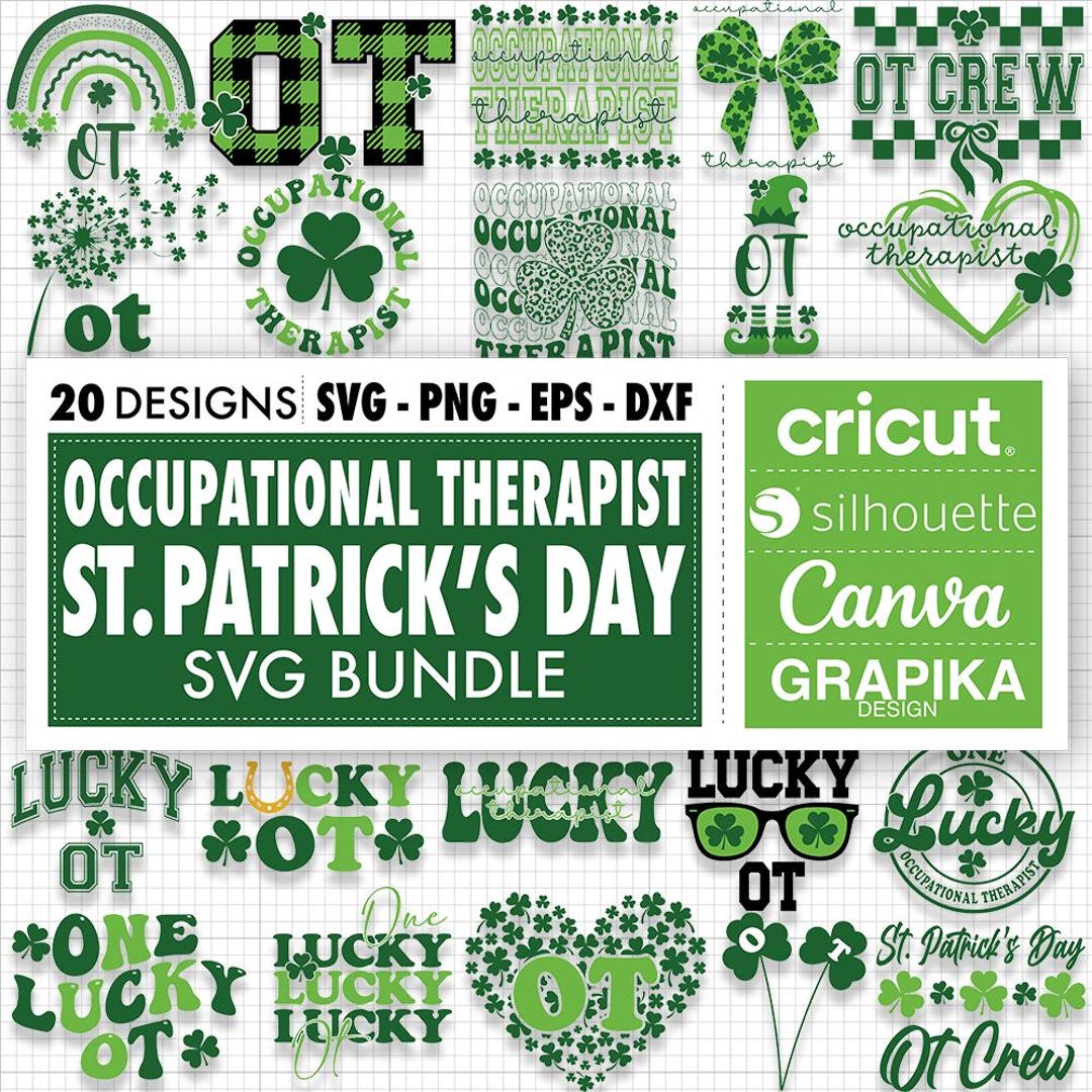 Occupational Therapist for St Patricks Day Png for OT Gift Occupational ...