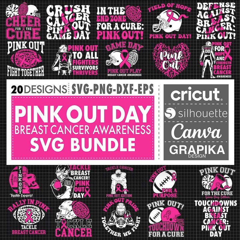 Pink Out Svg - Etsy