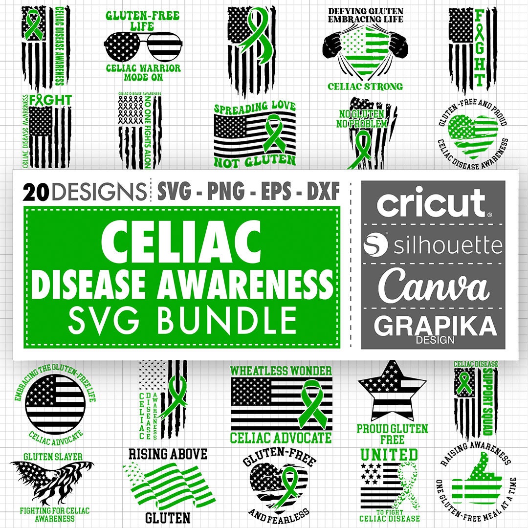 Celiac Disease Awareness Svg Celiac Awareness Svg Gluten Free Svg ...