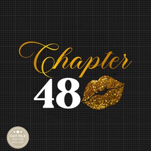 48th Birthday Svg 48th Birthday Png Happy Birthday Svg Cake Topper Svg ...