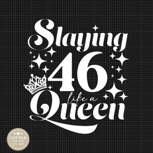 46th Birthday Svg 46th Birthday Png Happy Birthday Svg Cake Topper Svg ...