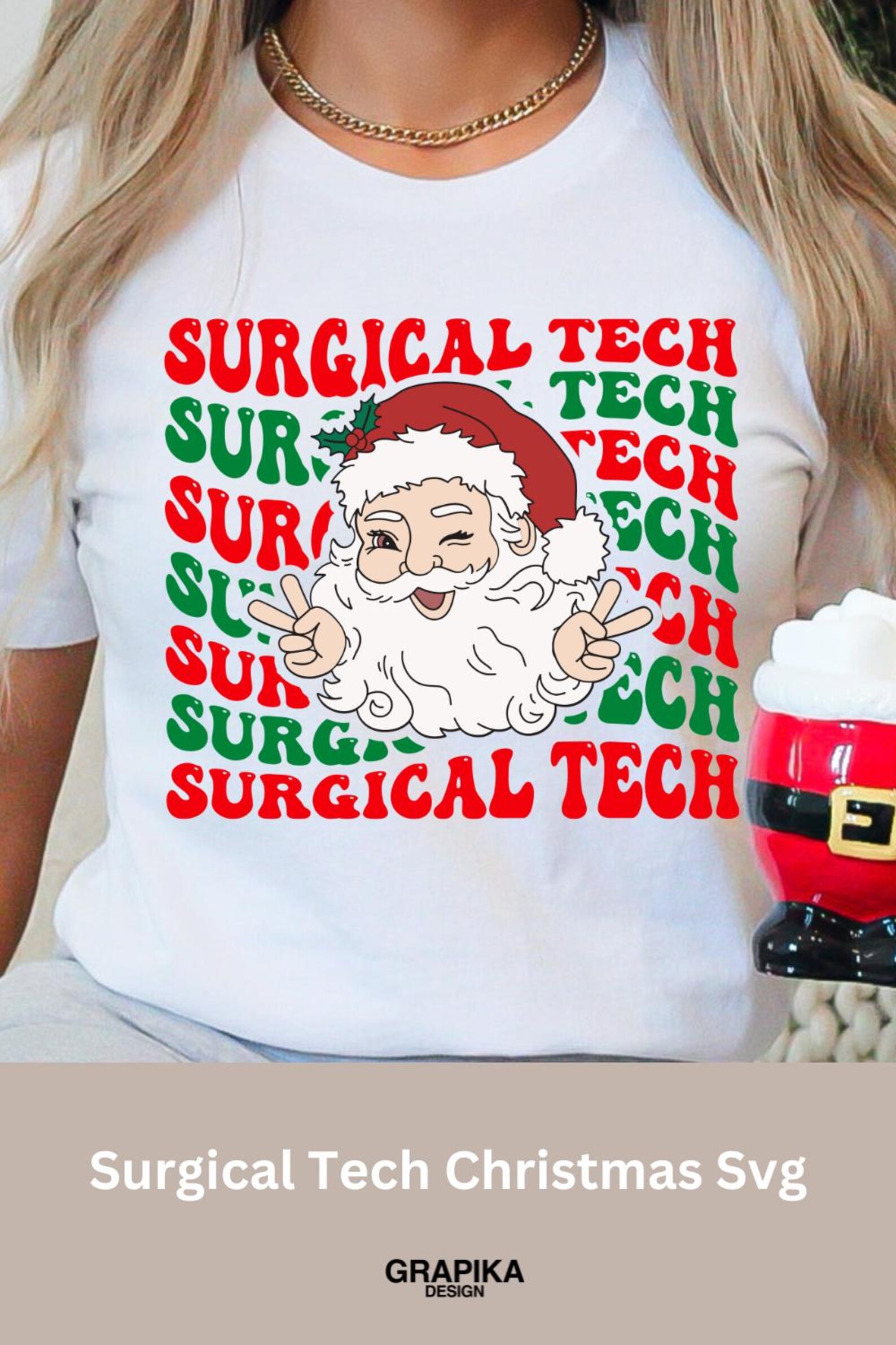 Surgical Tech Christmas Svg Scrub Tech Svg Christmas Surgical Tech Gift ...