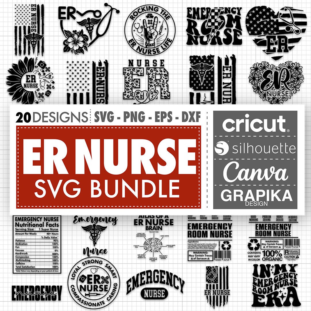 ER Nurse Svg Emergency Nurse Svg Er Nurse Stethoscope Svg Emergency ...