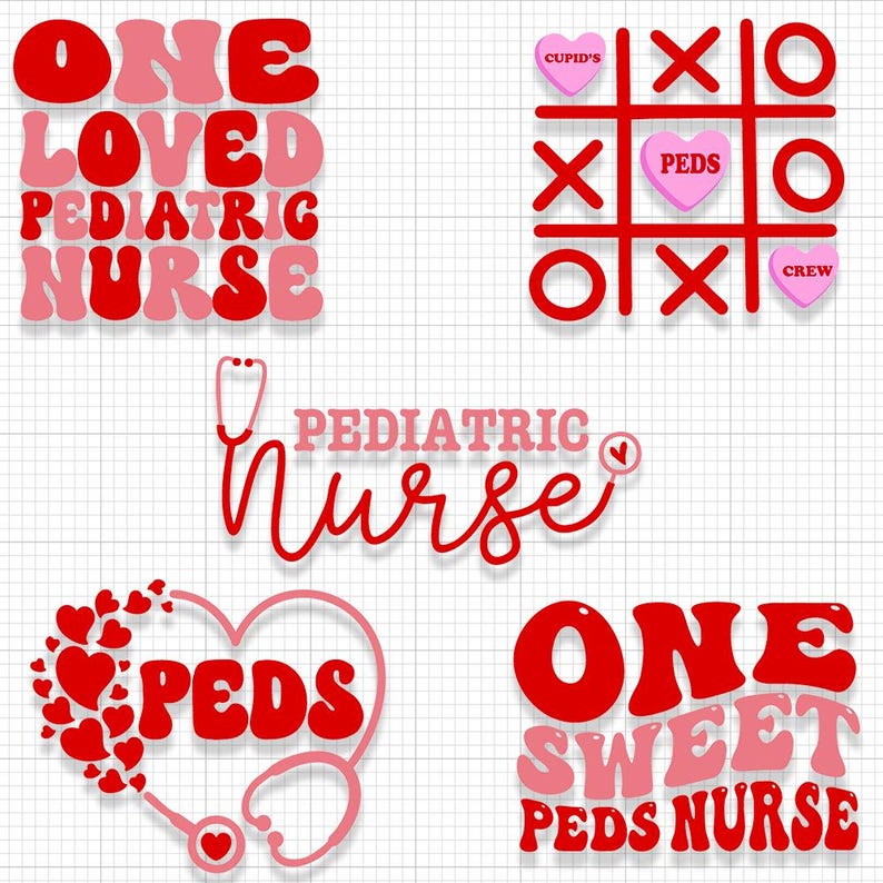 Peds Nurse Valentine Png Pediatric Nurse Valentines Svg Cupid Favorite ...