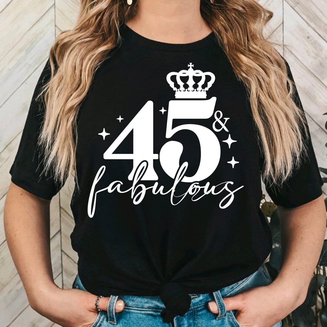 45th Birthday Svg 45th Birthday Png Happy Birthday Svg Cake Topper Svg ...