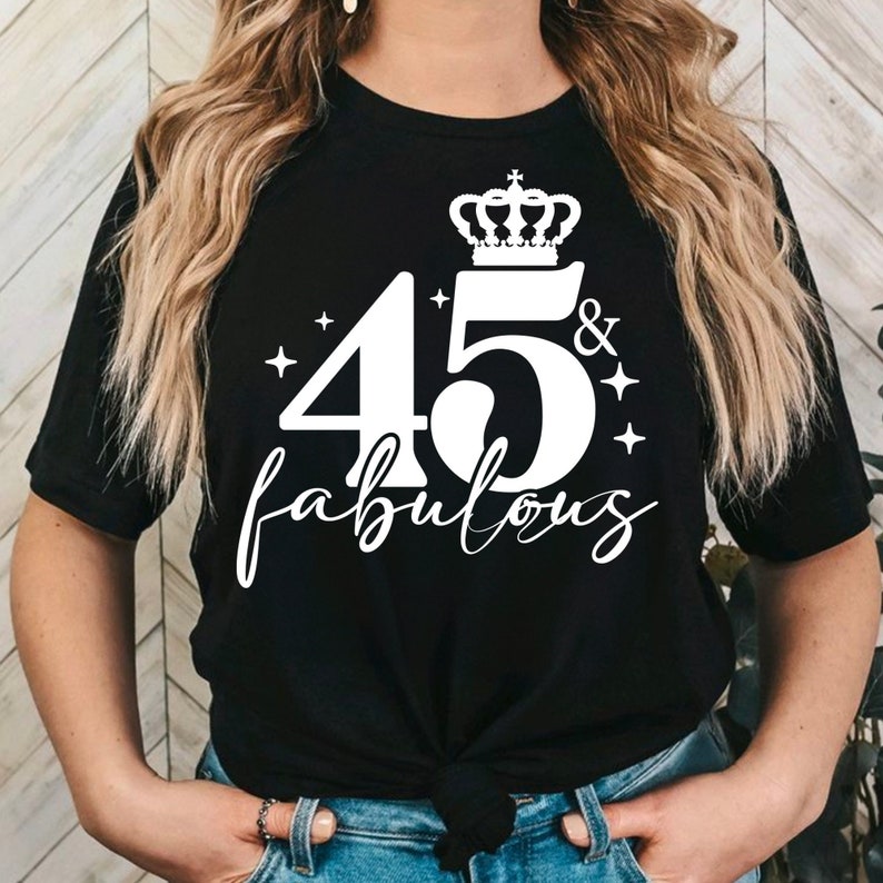 45th Birthday Svg 45th Birthday Png Happy Birthday Svg Cake Topper Svg ...