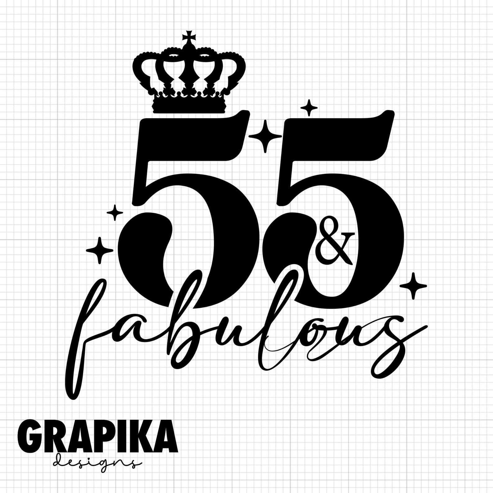 55th Birthday Svg 55th Birthday Png Happy Birthday Svg Cake Topper Svg ...