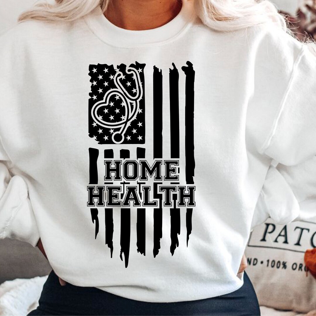 Home Health Nurse Svg Nurse Gift Home Health Shirt Nurse Svg Home ...