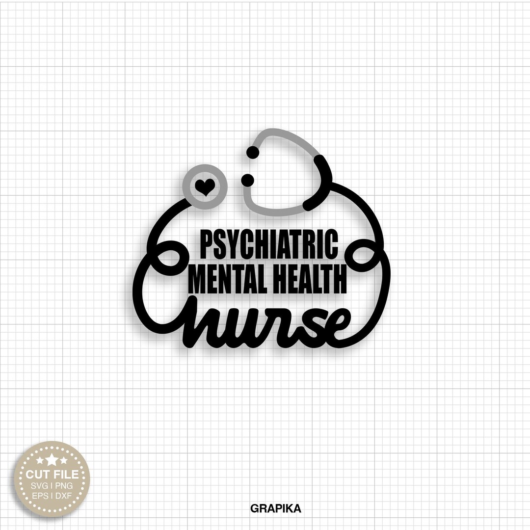 Psych Mental Health Nurse Svg Psych Mental Health Nurse Gift - Etsy