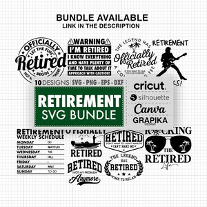 Retirement Svg Retired Svg Retirement Gift Officially Retired Svg ...